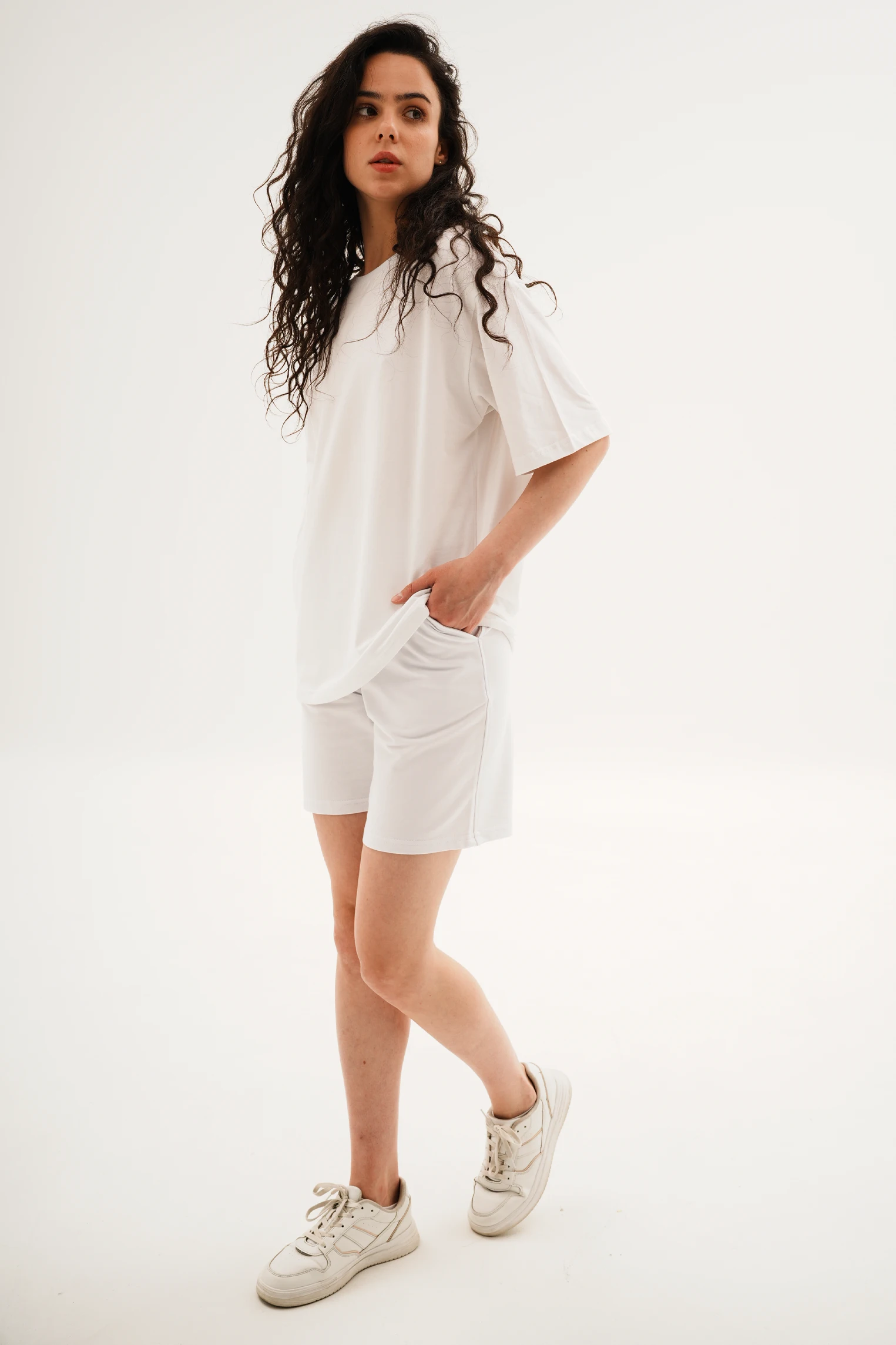 Комплект оверсайз жіночий White - Taboo Clothing Company